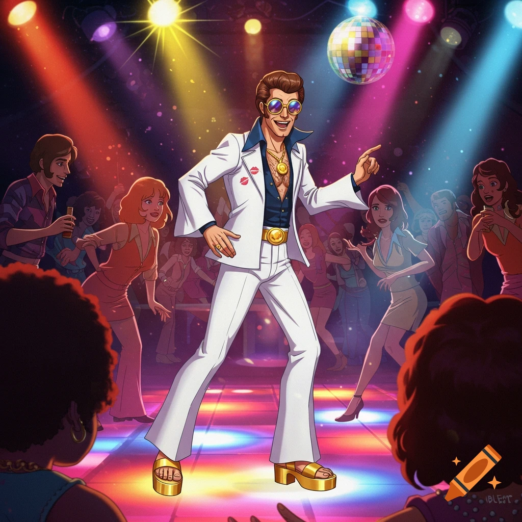 Elvis+presley+full+body created on Craiyon