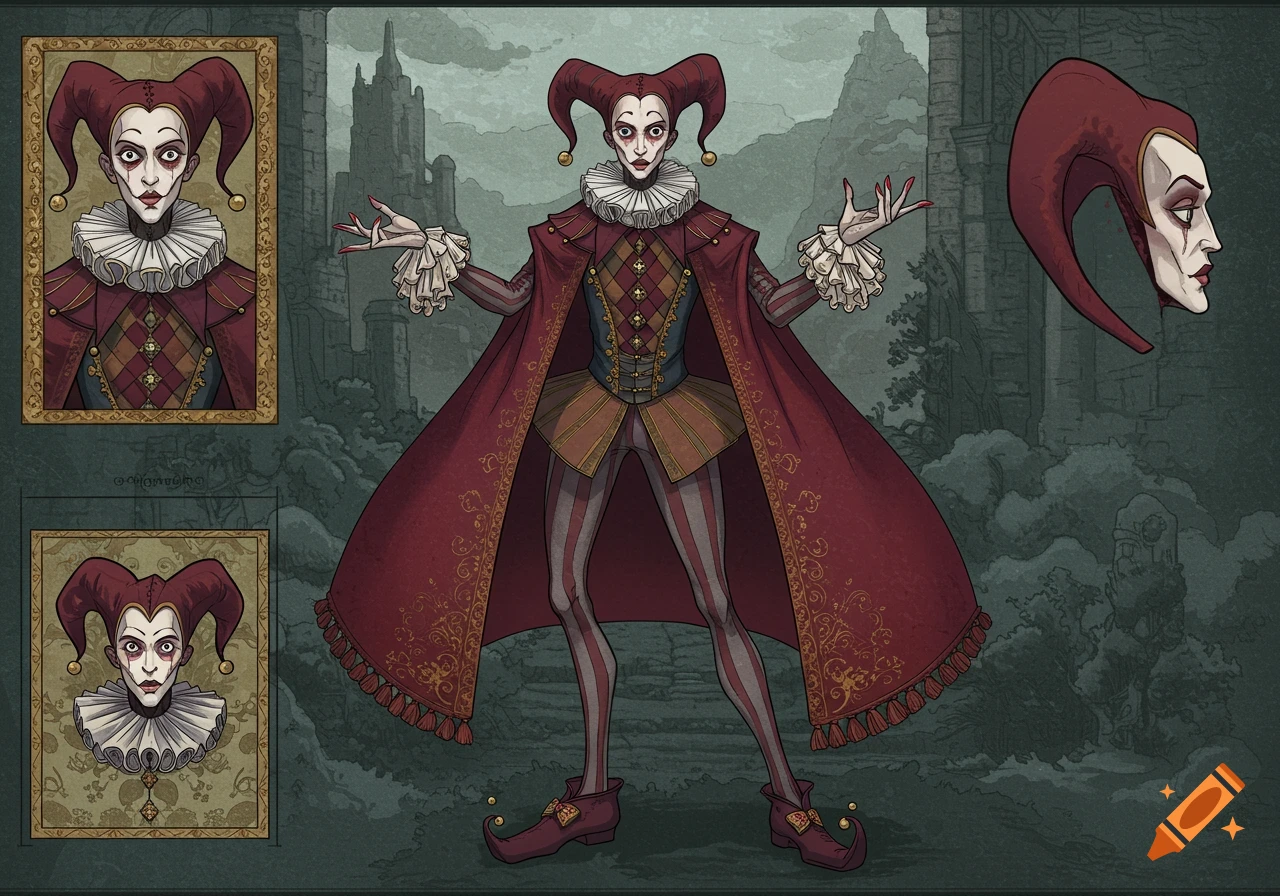 A pale-skinned male vampire with pointed ears reclines on a lavish ...