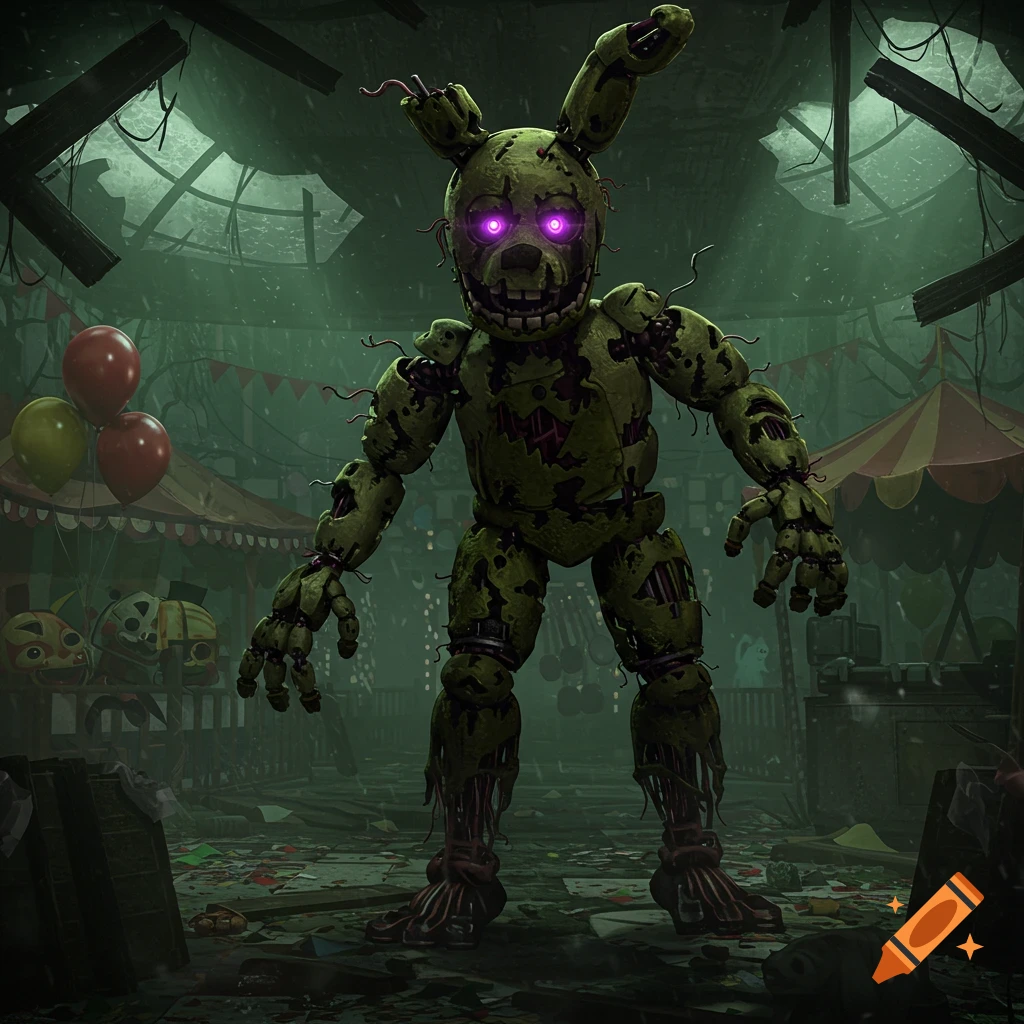 Pixel+art+springtrap created on Craiyon