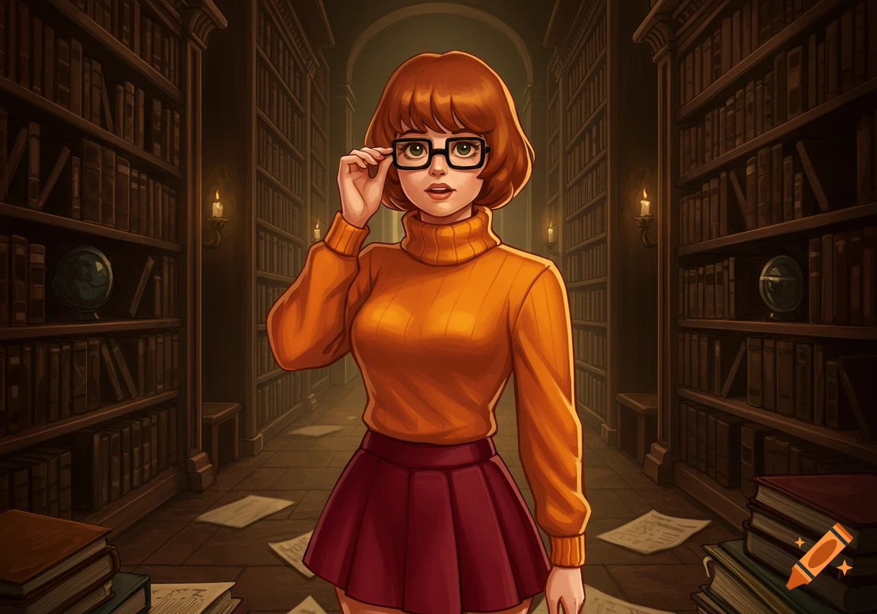 Cartoon of Shaggy Rogers looking scared at Alastor from Hazbin Hotel on ...