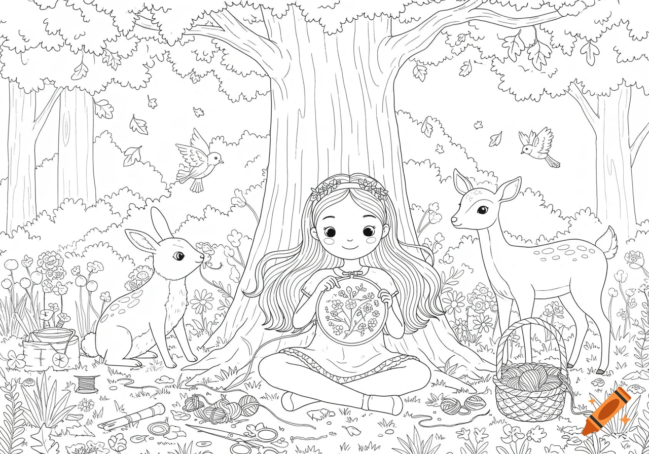 Coloring Page images created on Craiyon