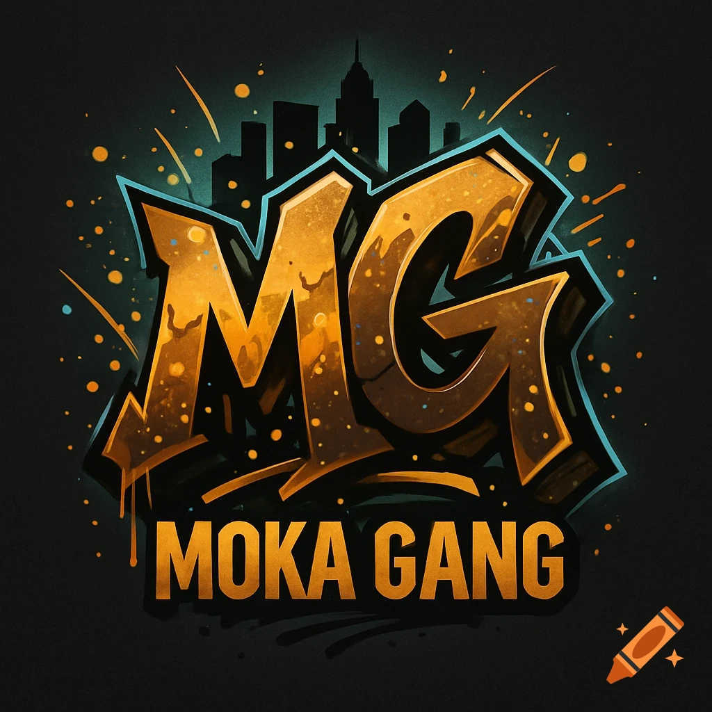 Cartoon-style 'MLK' logo with white letters, red outline, black shadow ...