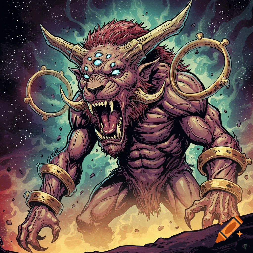 Dnd+werebeaver created on Craiyon