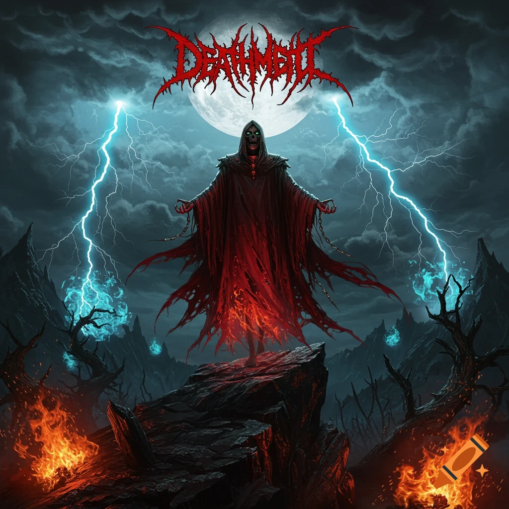 Band High on Fire painted by H.R. Giger on Craiyon