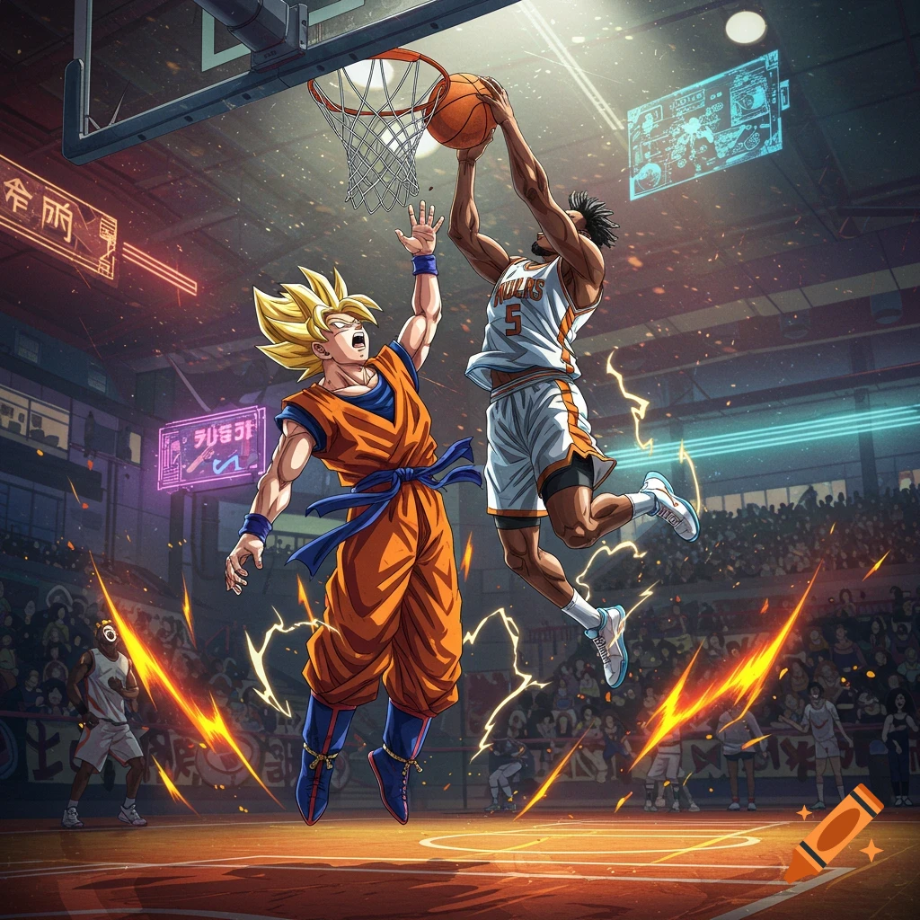 Canva+dragon+ball created on Craiyon