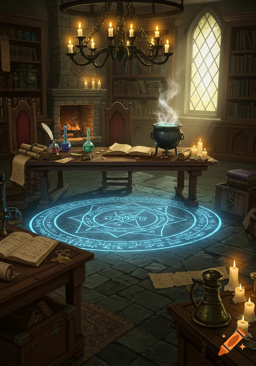 D&D battle map of a coffee shop on Craiyon