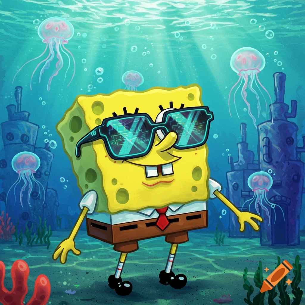 Spongebob+dancing+gif created on Craiyon