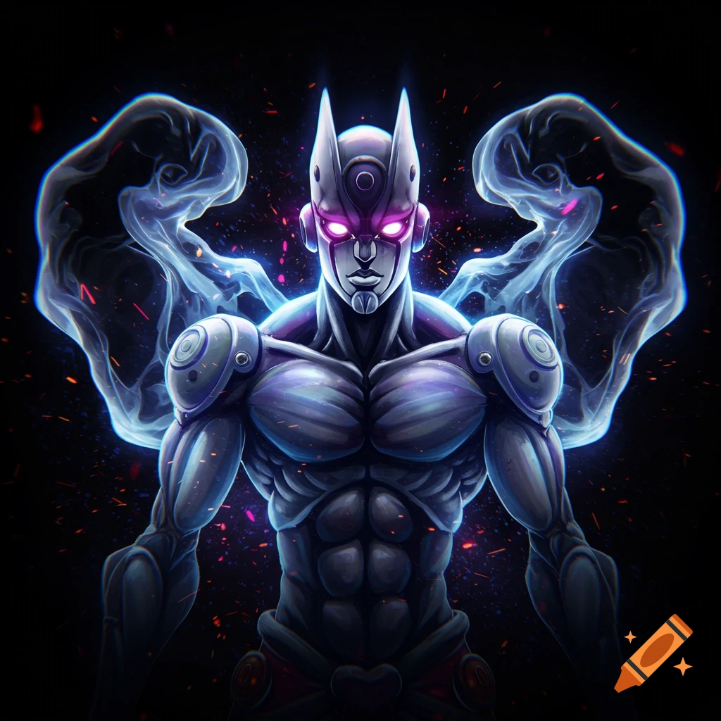 Hollywood-style poster of Terminator Model 1839 in burning futuristic ...