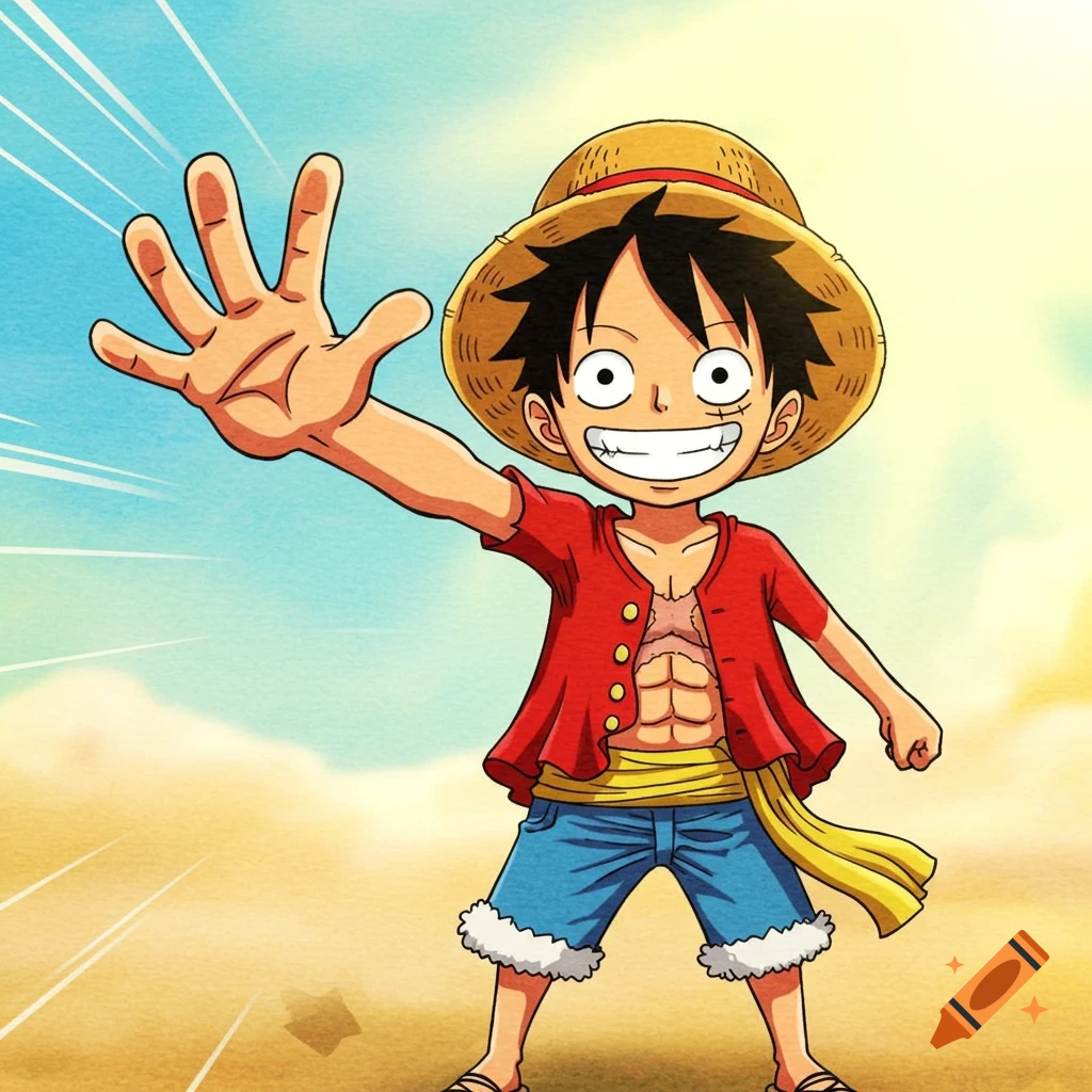 Full body illustration of Satoru Gojo in a dynamic pose on Craiyon