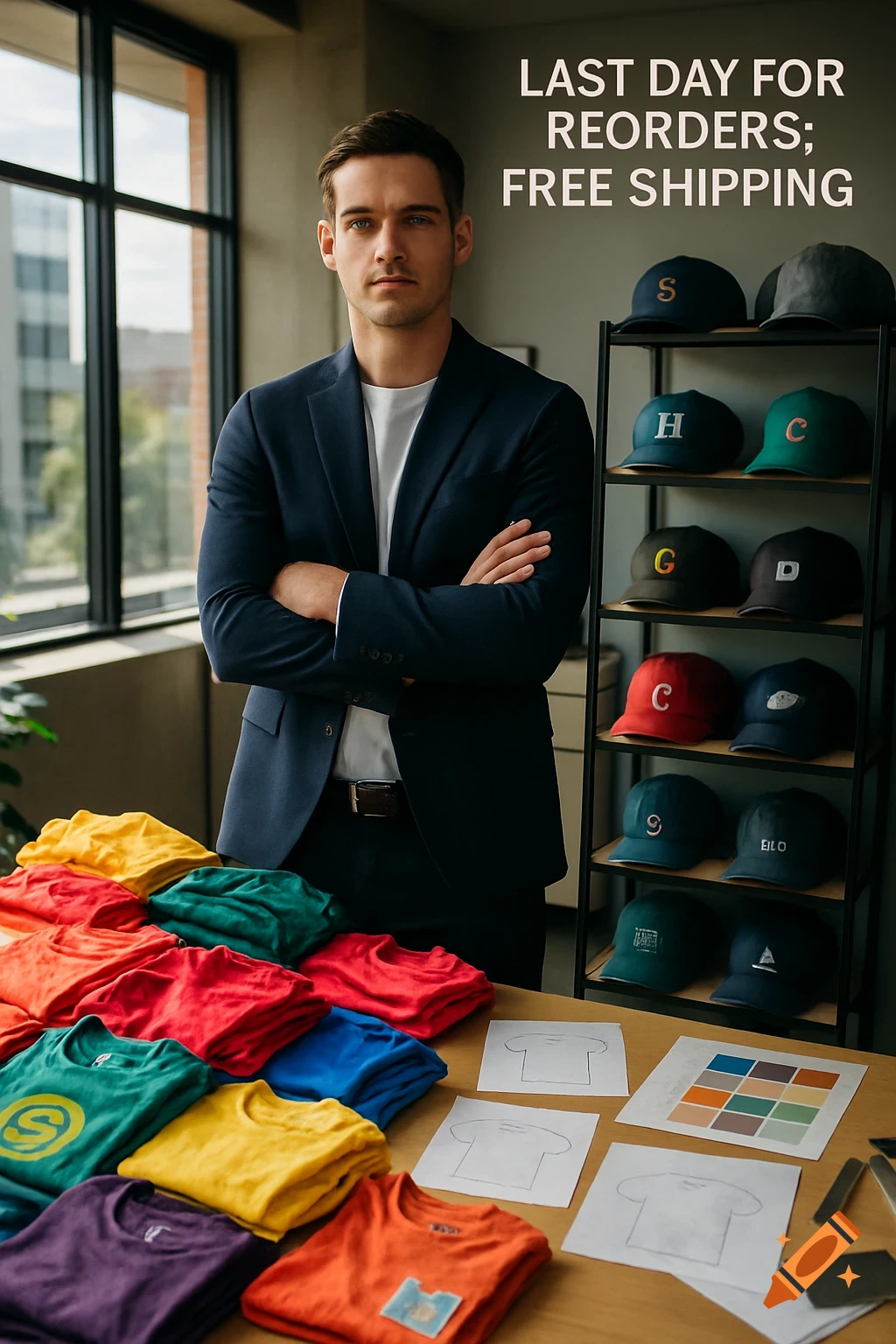 A grid-layout fashion catalog displays models wearing casual hooded ...