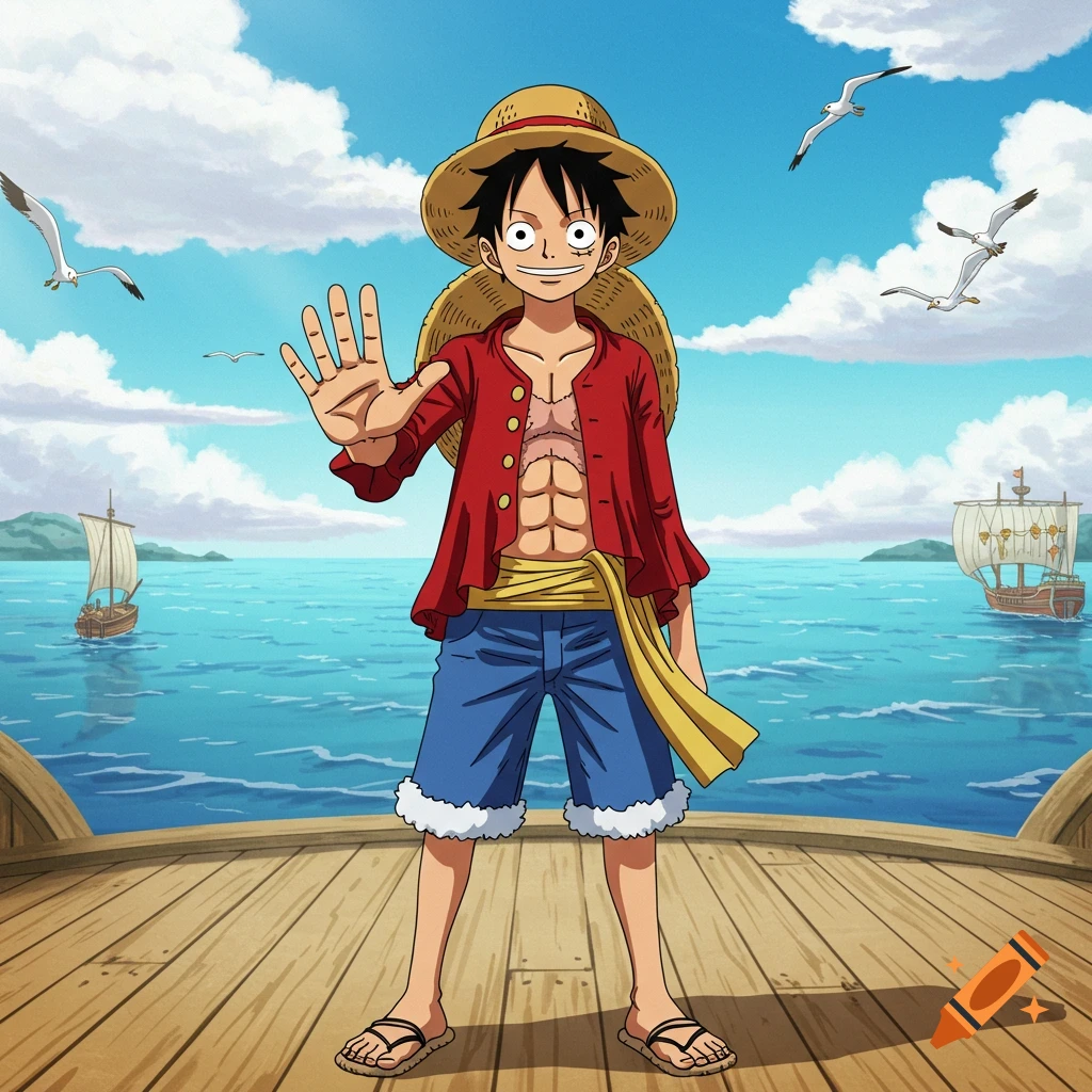 Muslim+luffy created on Craiyon