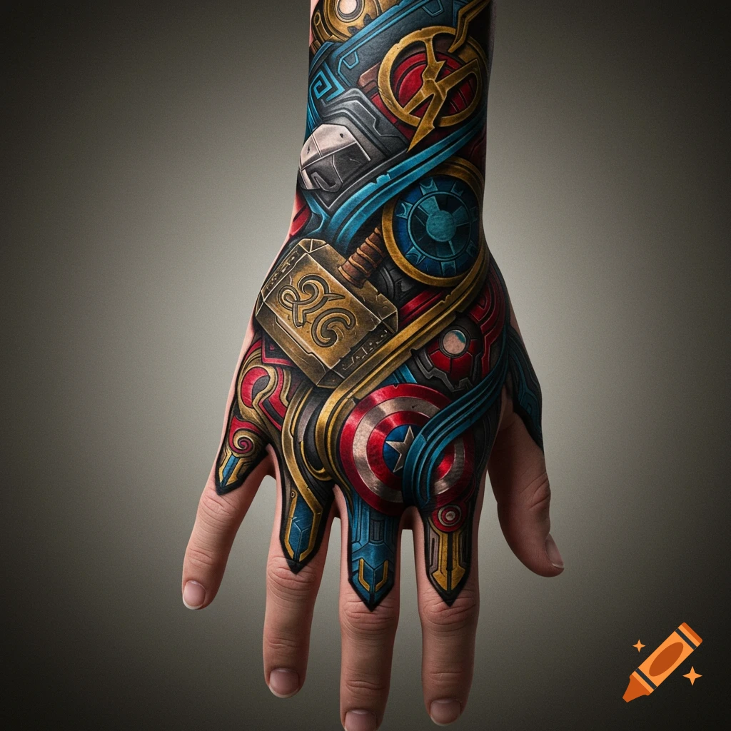 Hand reference for sketching poses on Craiyon