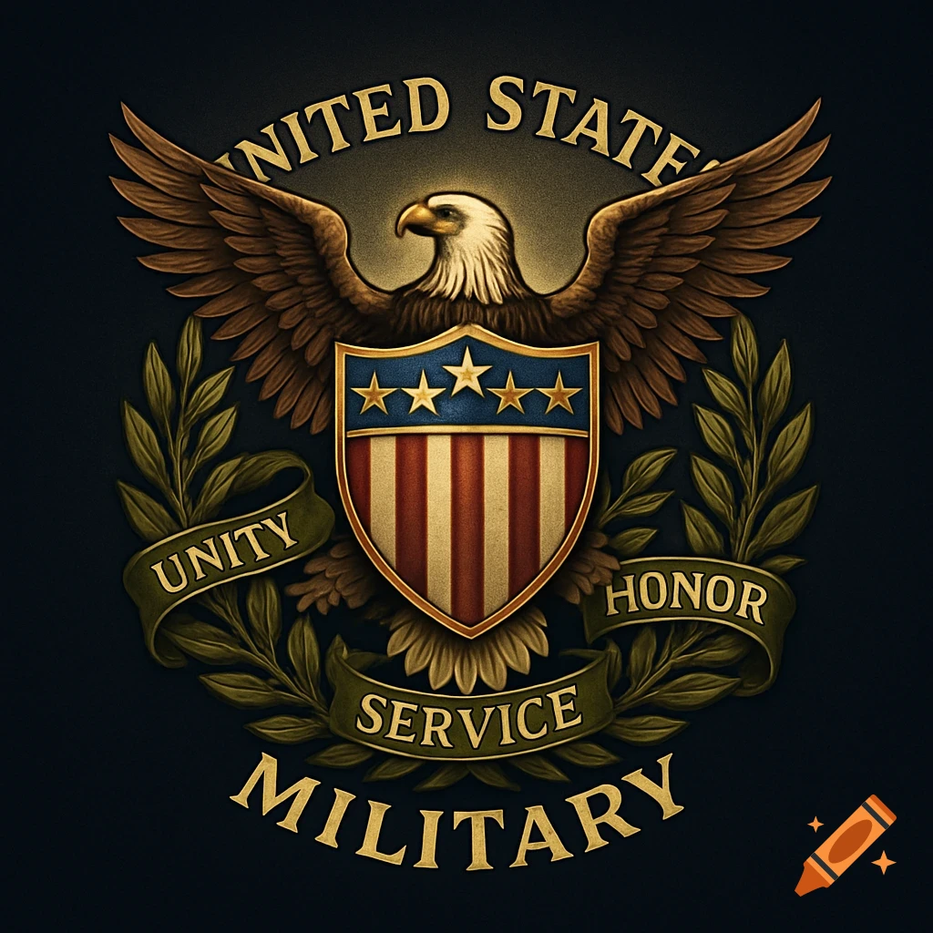 A gold and blue UK Navy logo featuring a crown, a framed anchor, and ...