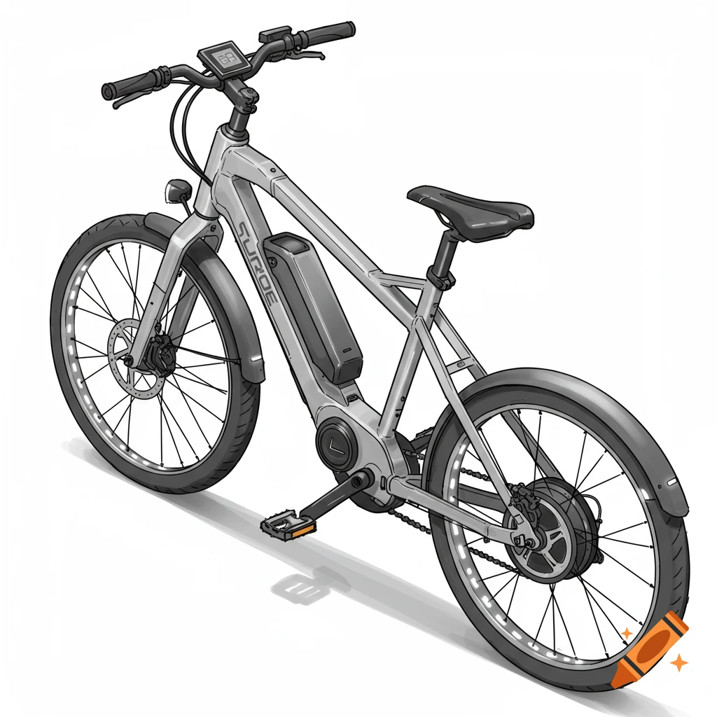 Surron+drawing+traceout created on Craiyon