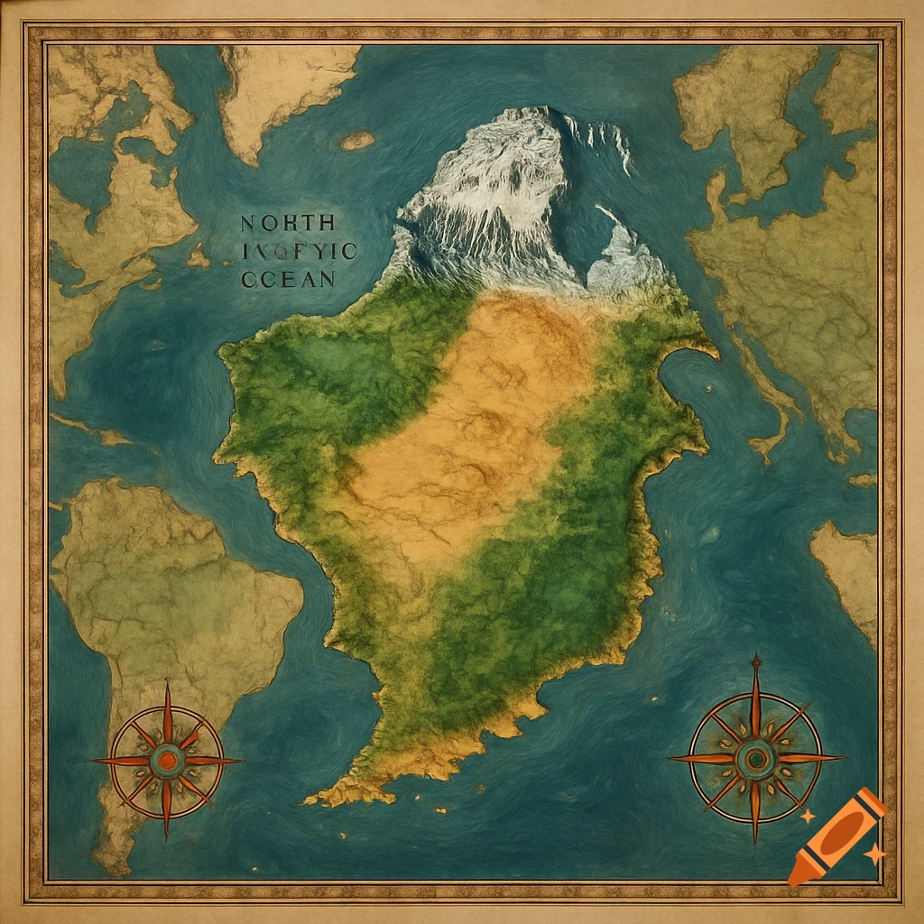 Aion+map+size created on Craiyon