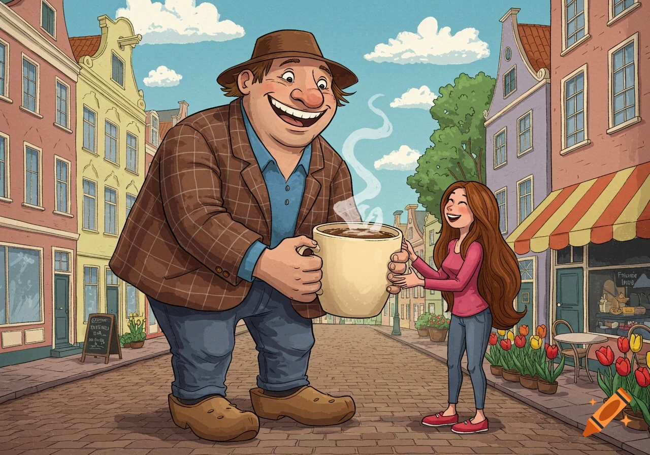 Boodschappen+cartoon created on Craiyon