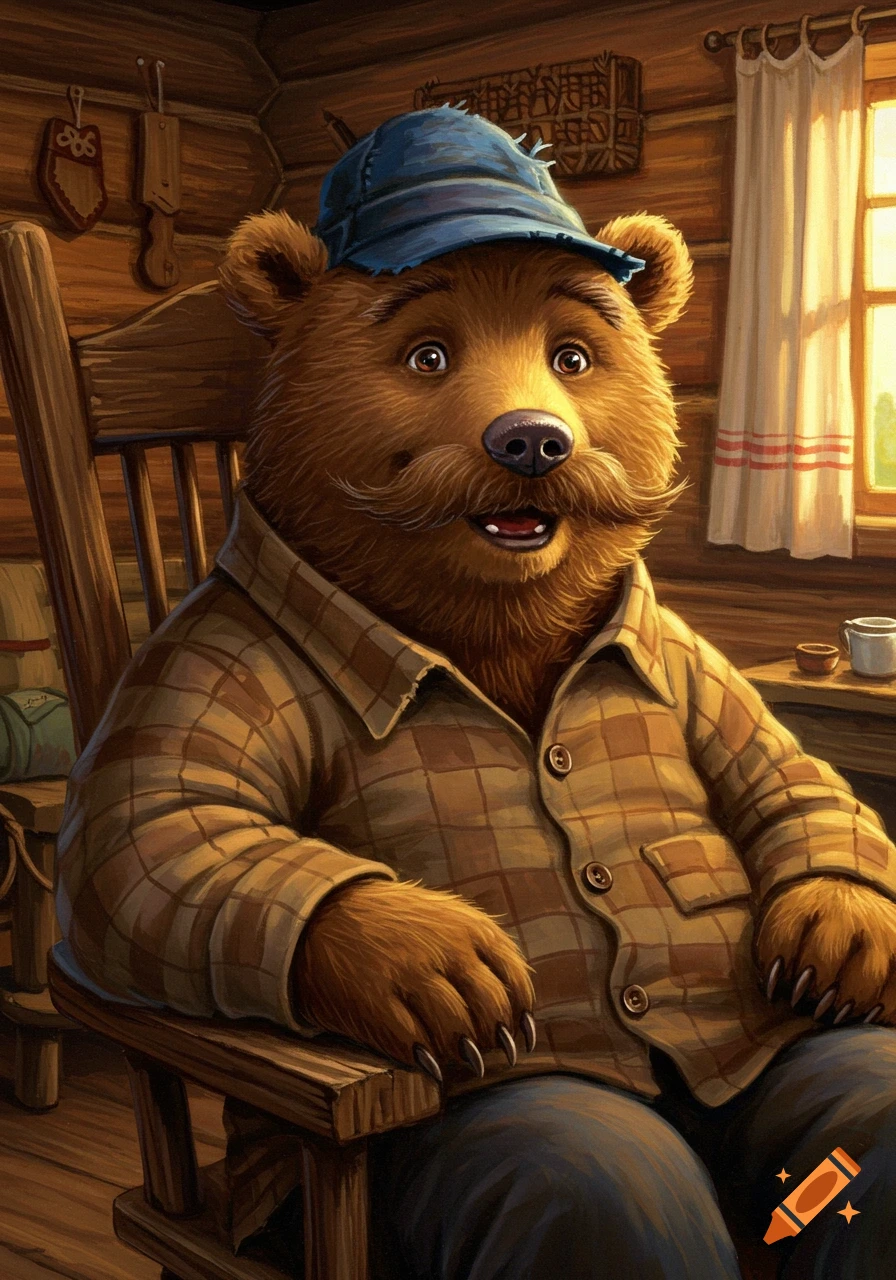 Cartoon+bear created on Craiyon