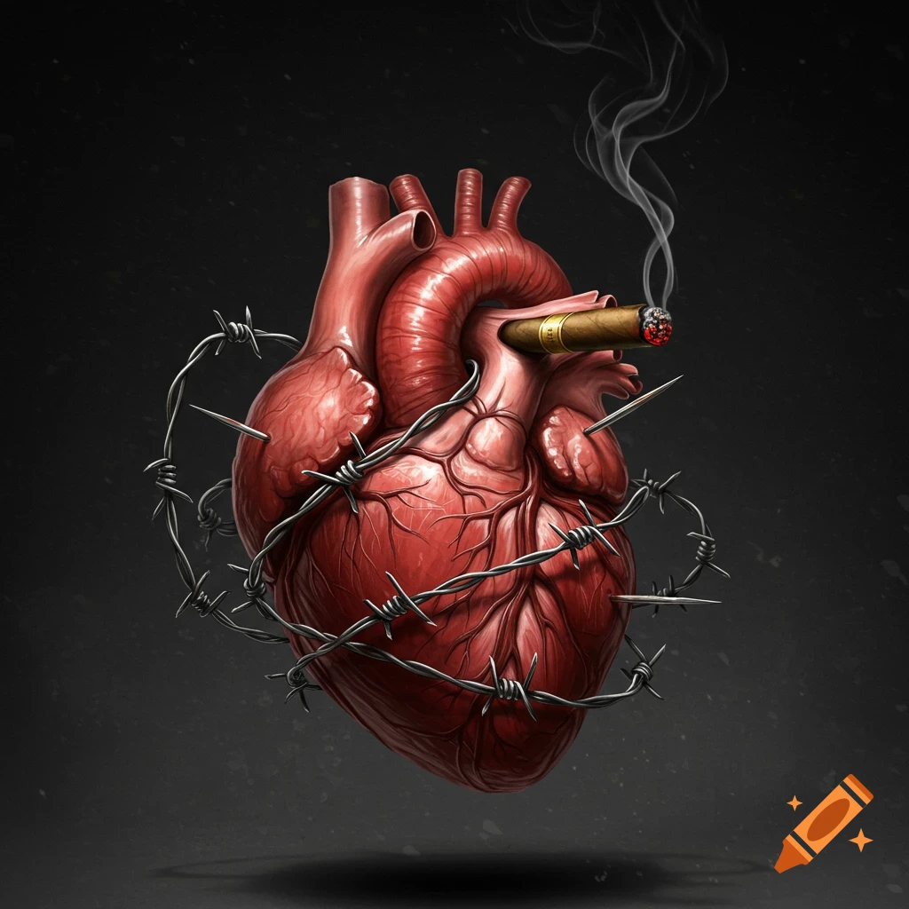 Corazon+fondo created on Craiyon