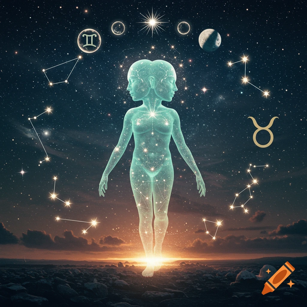 Ethereal, glowing blue female figure, personifying Oxygen with O2 text ...