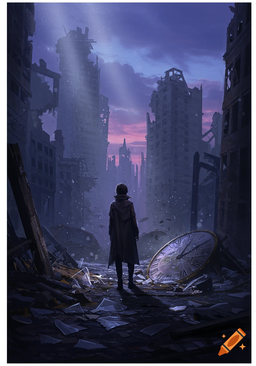 Dystopian Landscape created on Craiyon