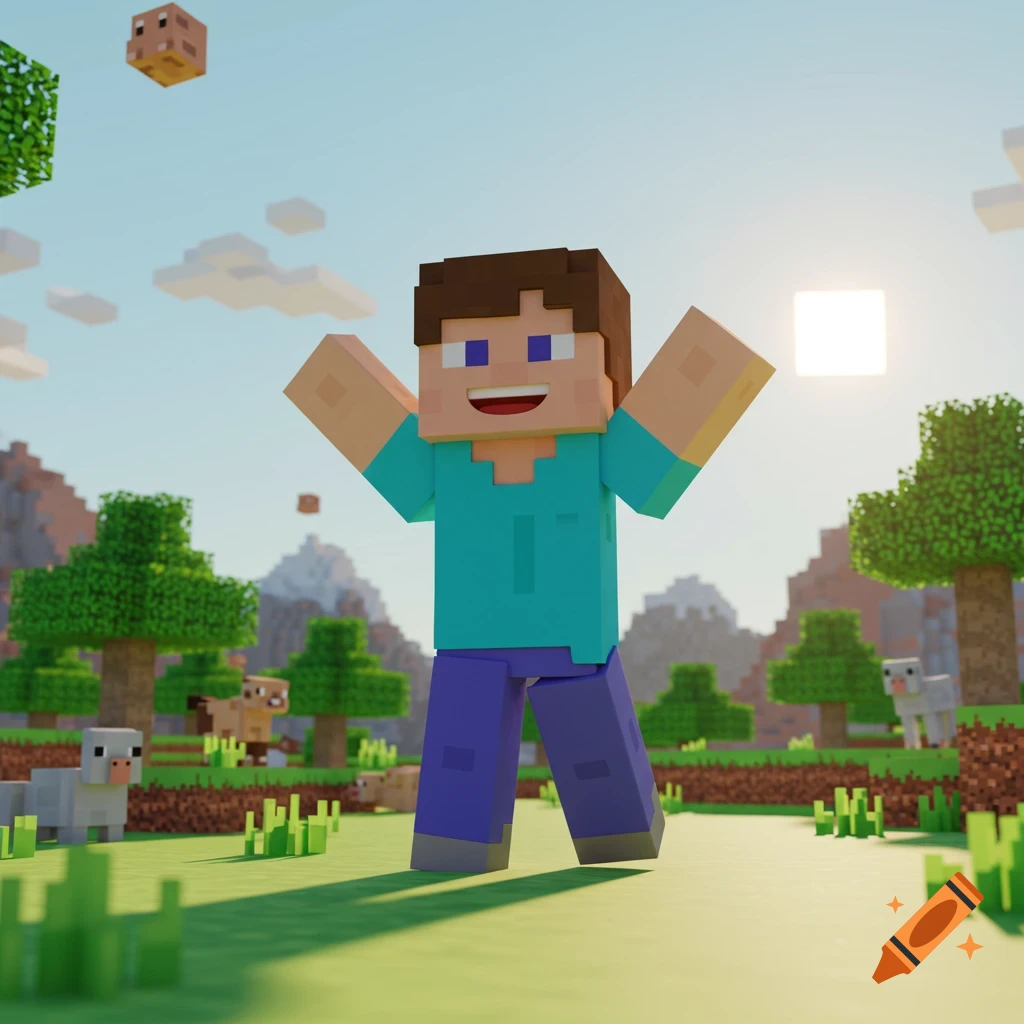 Nigger+skin+minecraft created on Craiyon