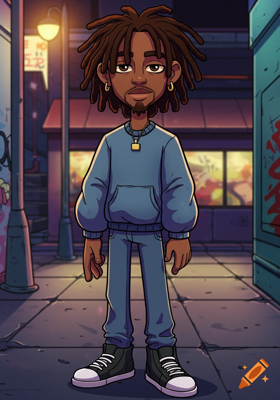 Jeans+cartoon created on Craiyon