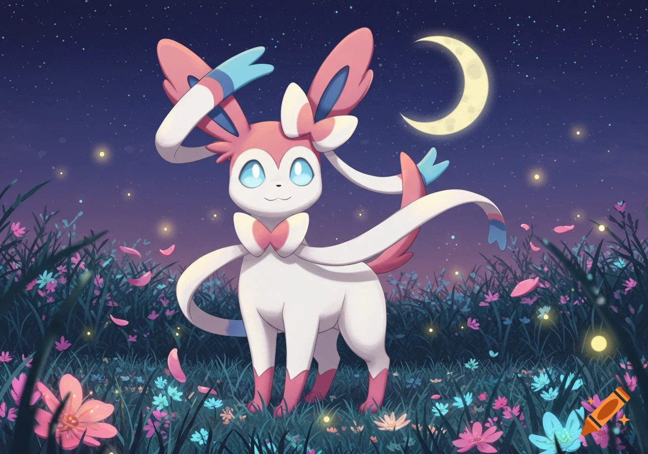 Snow+moth+pokemon created on Craiyon