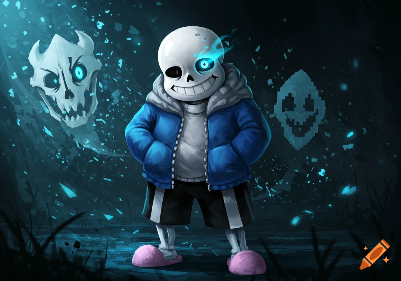 Undertale+slash+sprite created on Craiyon