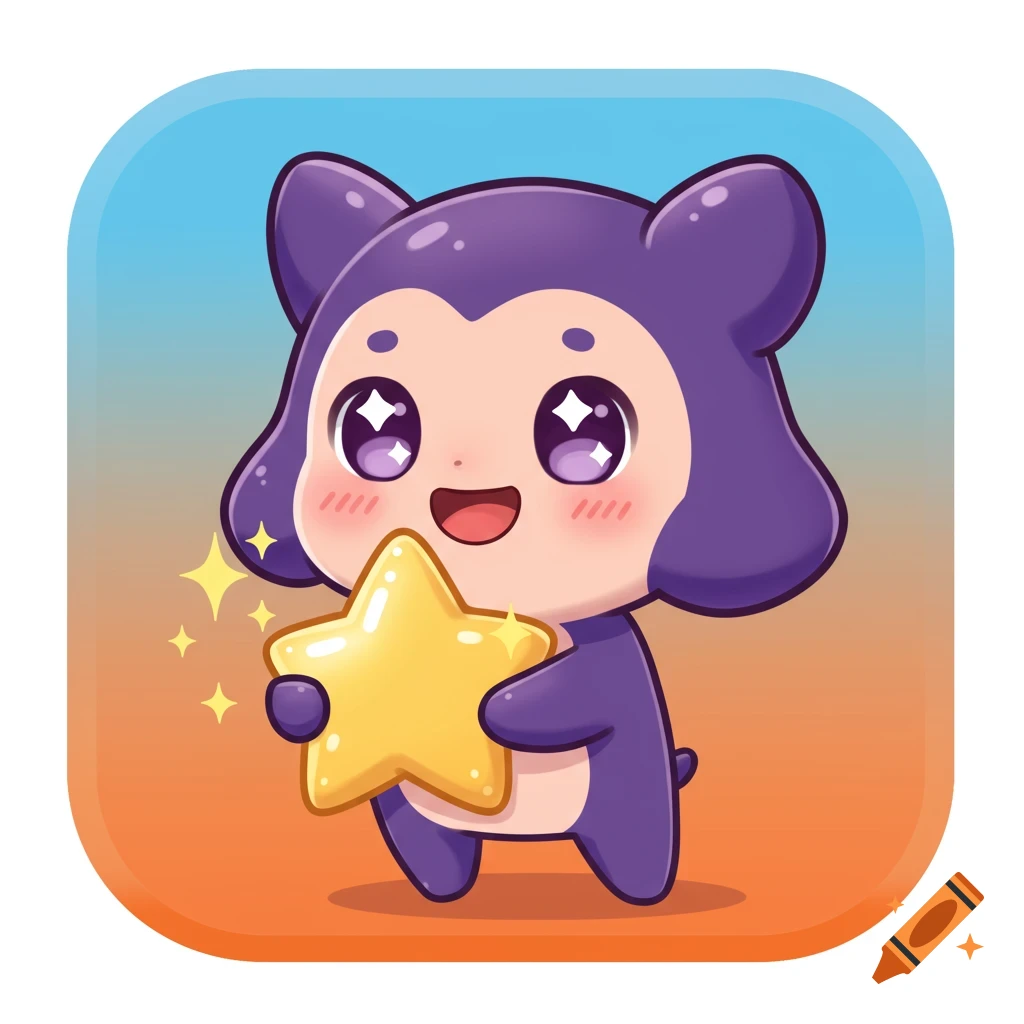 A cheerful, multicolored flower character in Takashi Murakami style ...