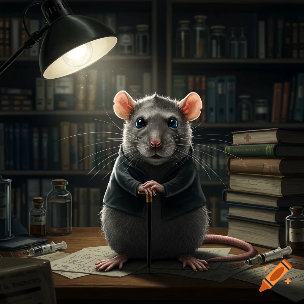 Four anthropomorphic mice in military gear, complete with headsets and ...