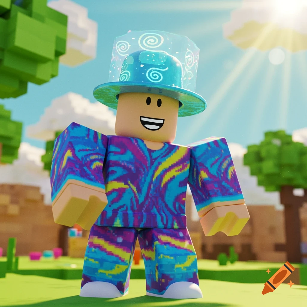 Roblox obby thumbnail on Craiyon