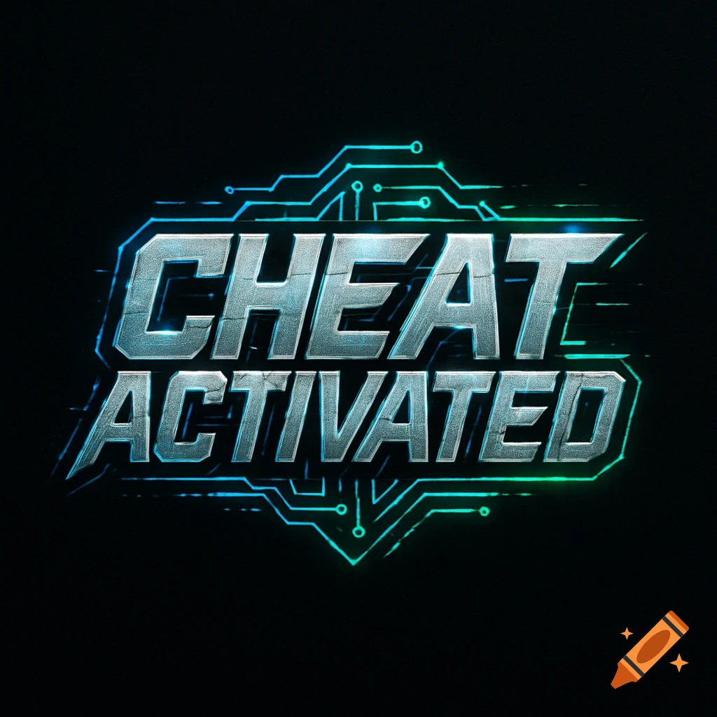 Metallic silver 'Team Fortress Network' logo on a dark circuit board ...