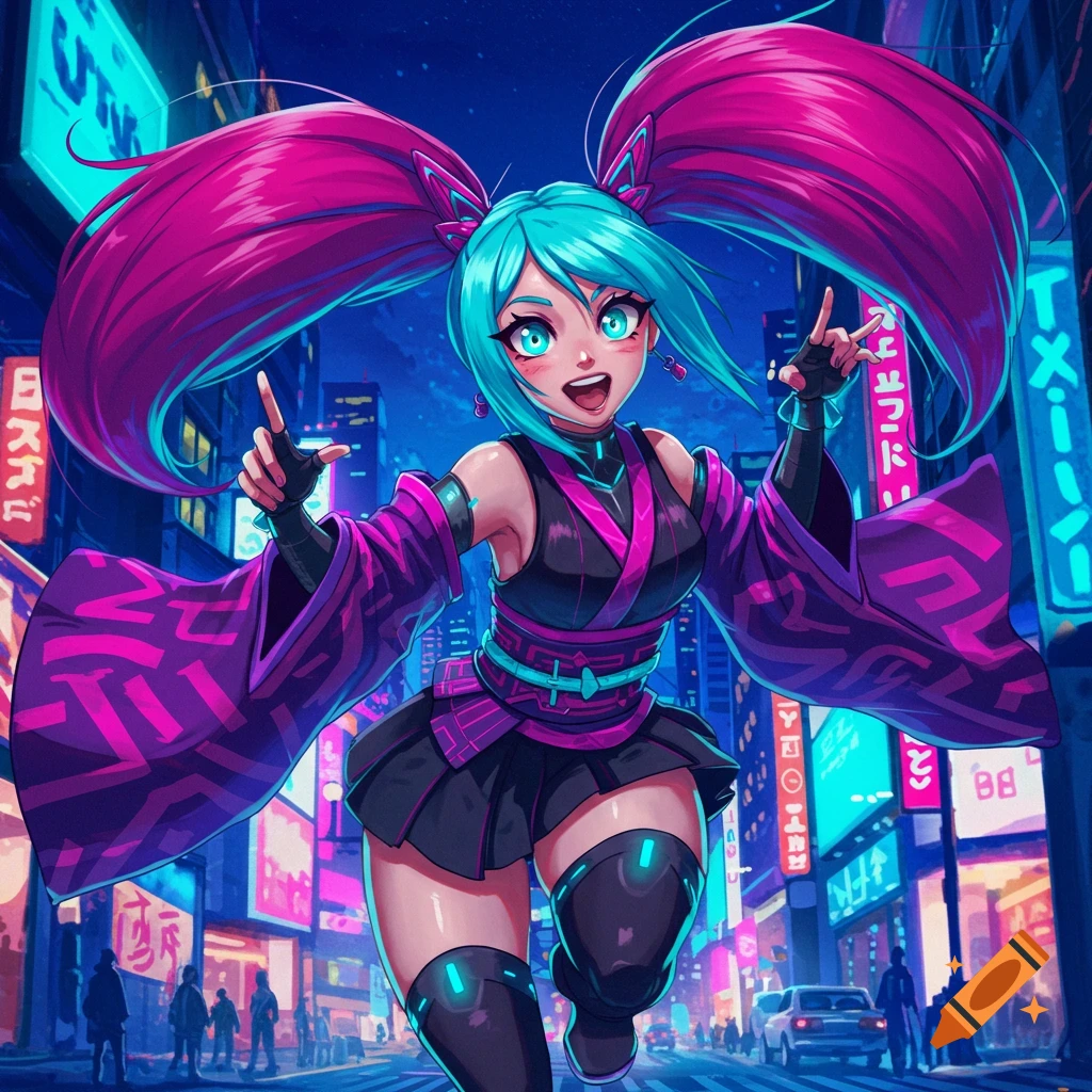 Jinx+wallpaper+4k created on Craiyon