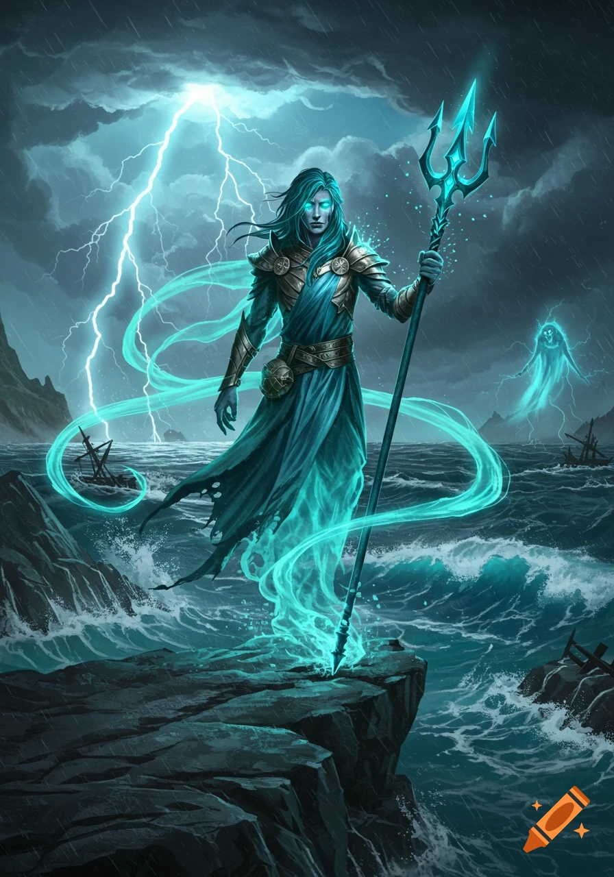 Thor swims underwater, reaching for an unconscious Loki floating amidst ...