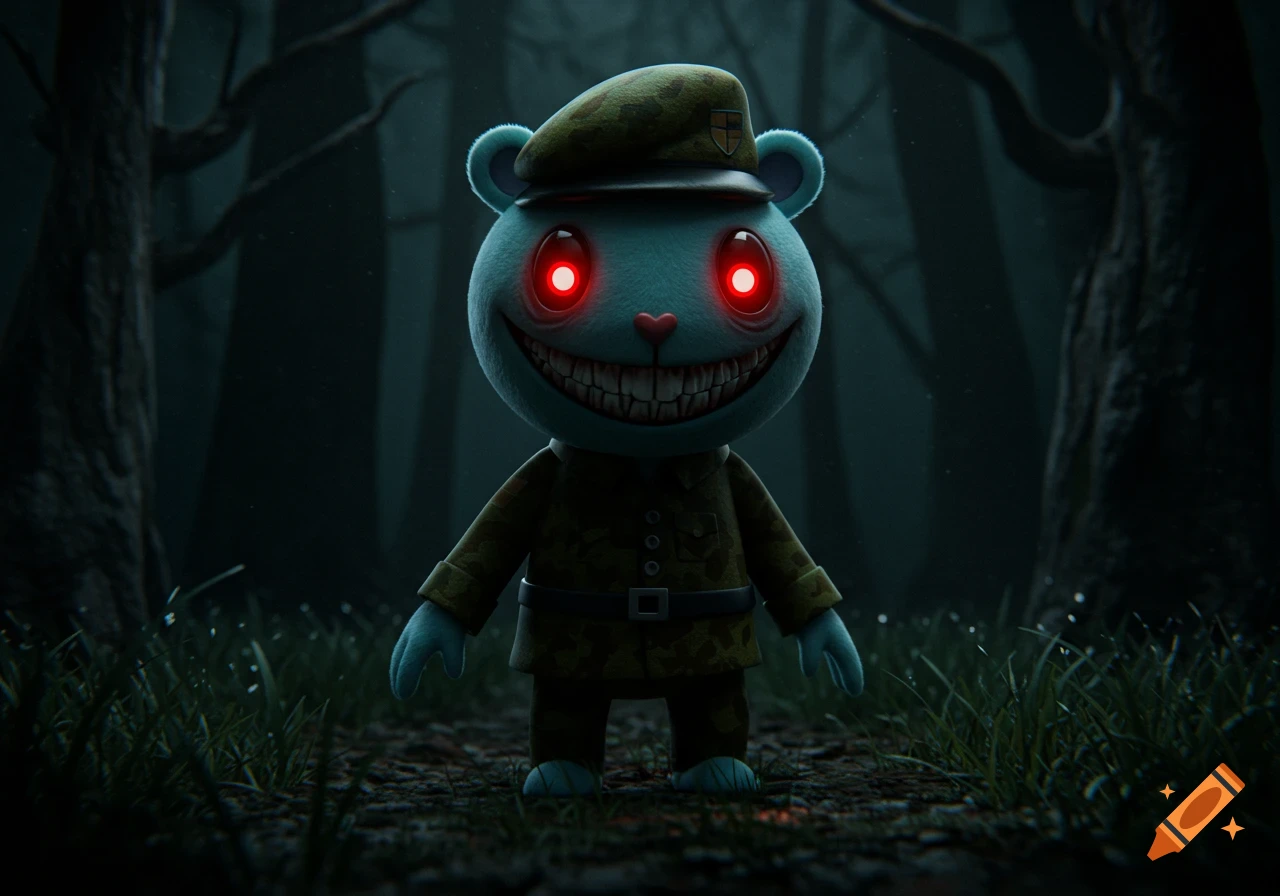 A photorealistic red striped Cheshire Cat in a top hat holds a machine ...