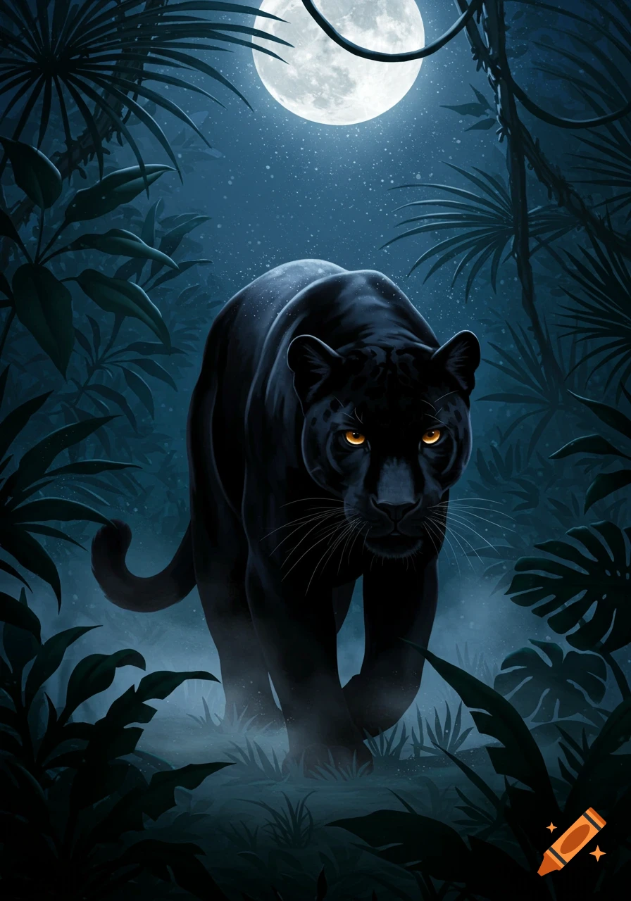 Snow leopard observing in vibrant cirque of turquoise and violet on Craiyon