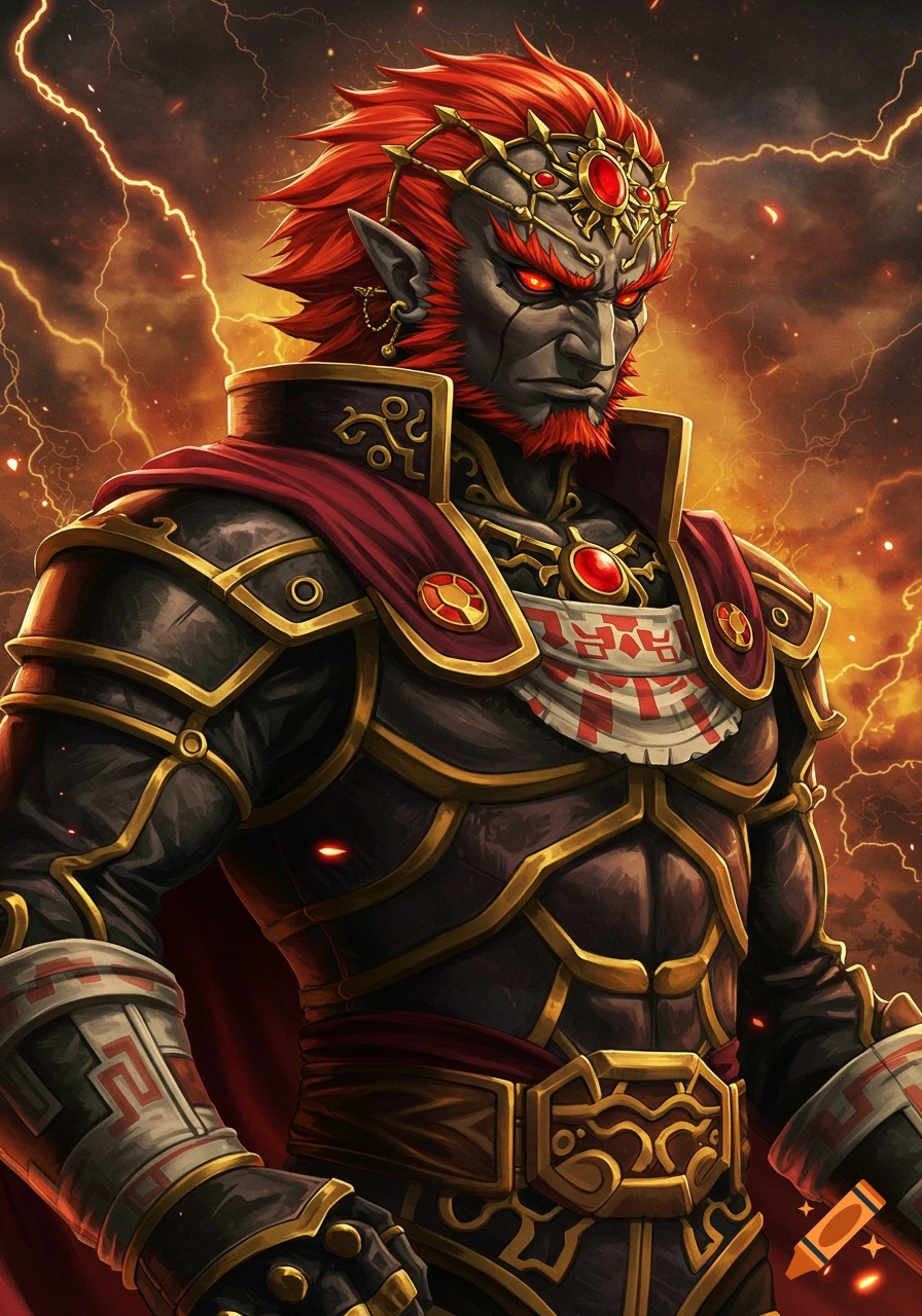 Yiga character from Legend of Zelda, wearing a purple and red mask ...