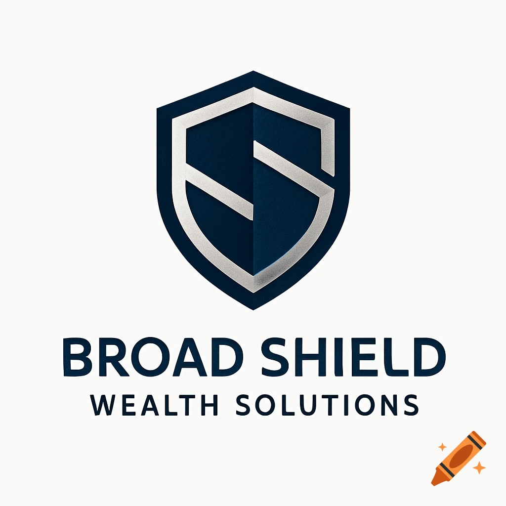 A corporate logo on a white background, featuring a dark blue and ...