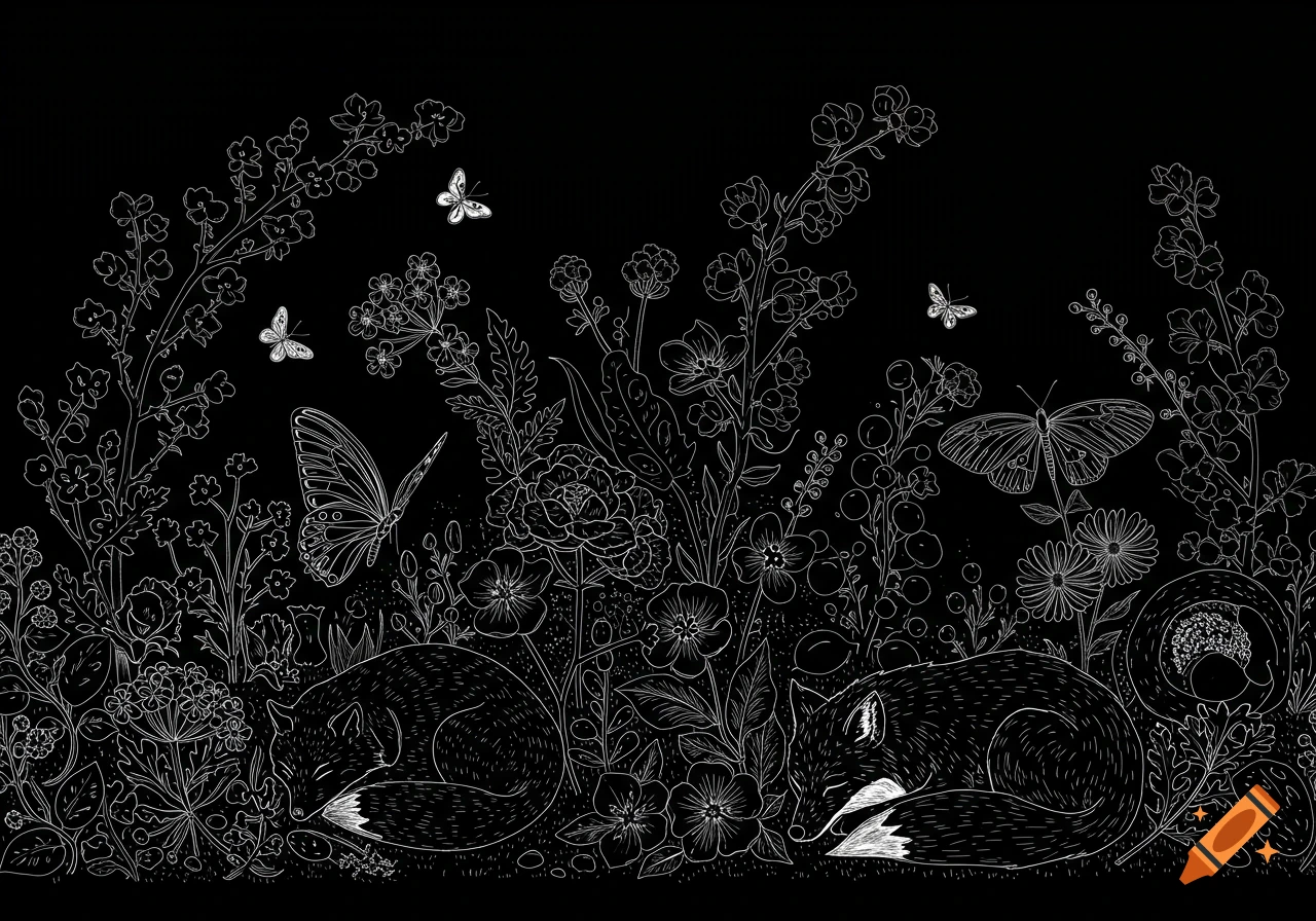 A black and white butterfly with outstretched wings, viewed from above ...