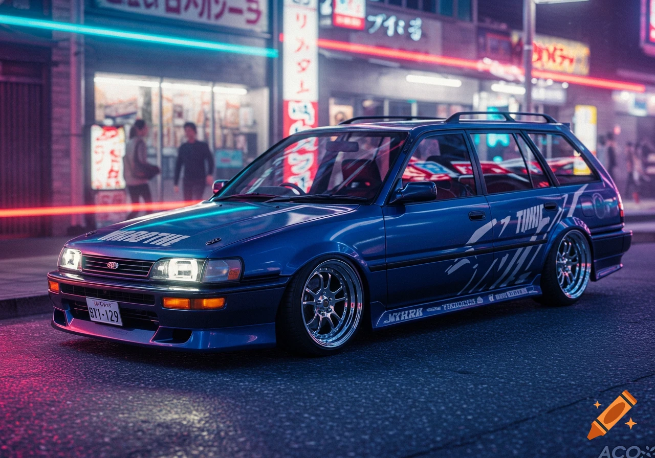 Japan+cars+wallpaper created on Craiyon