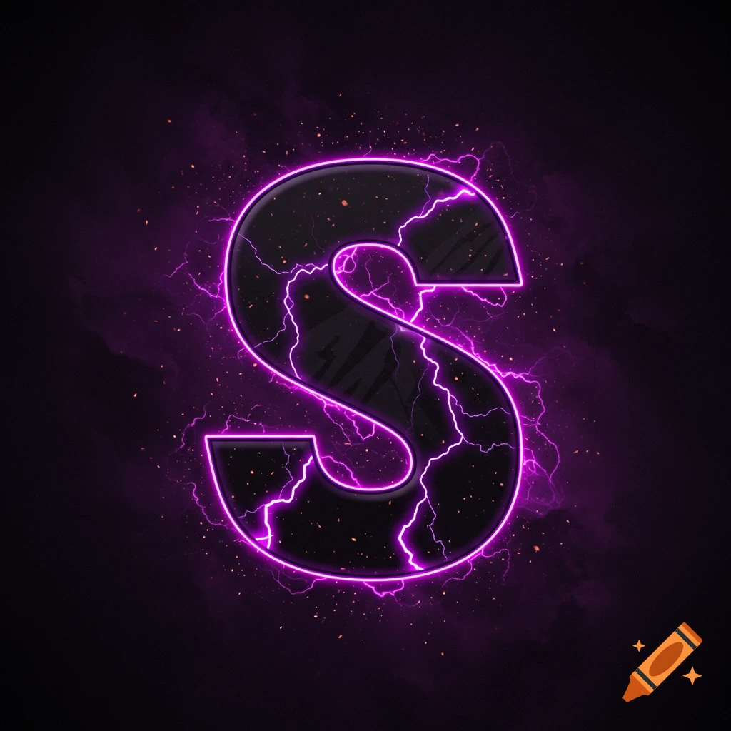 A black metallic scorpion with glowing blue eyes, its body forming a ...