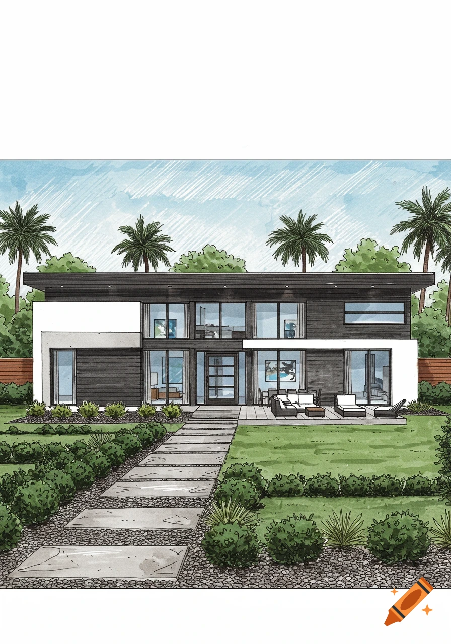 House Plan created on Craiyon