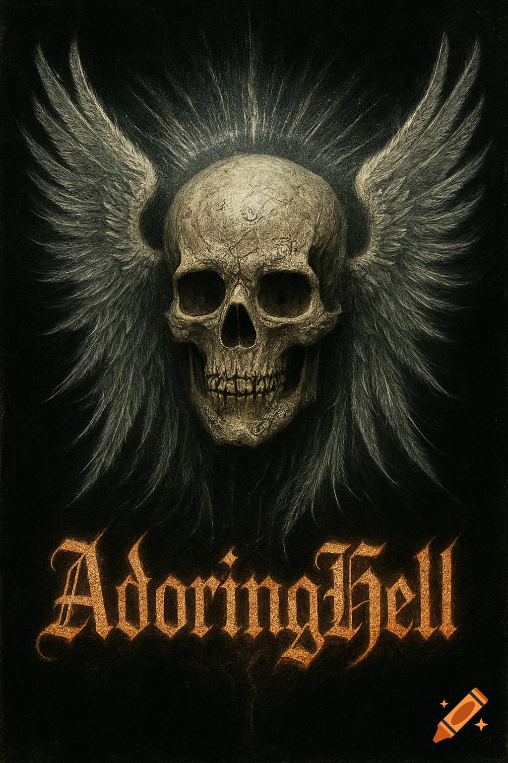 Horned Skull created on Craiyon