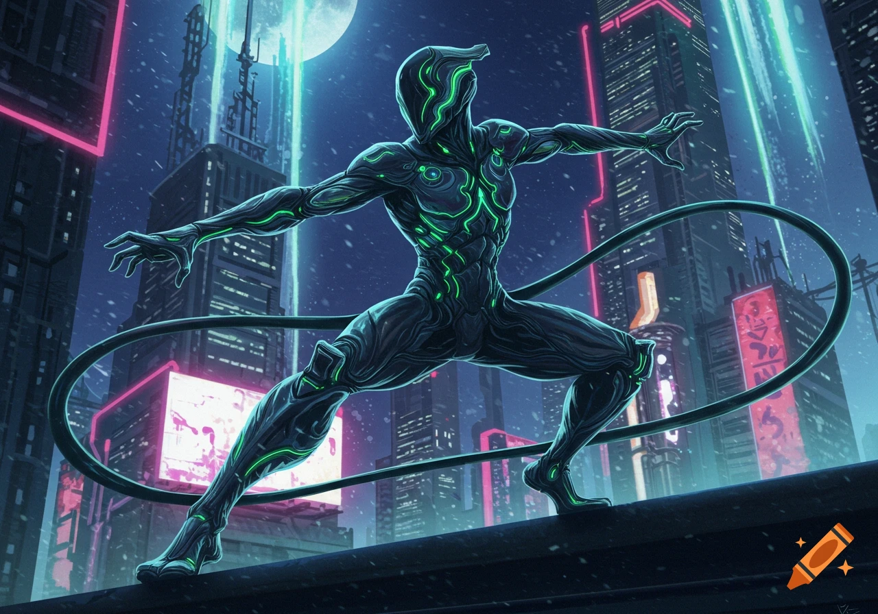 Nightcrawler+spider+man created on Craiyon