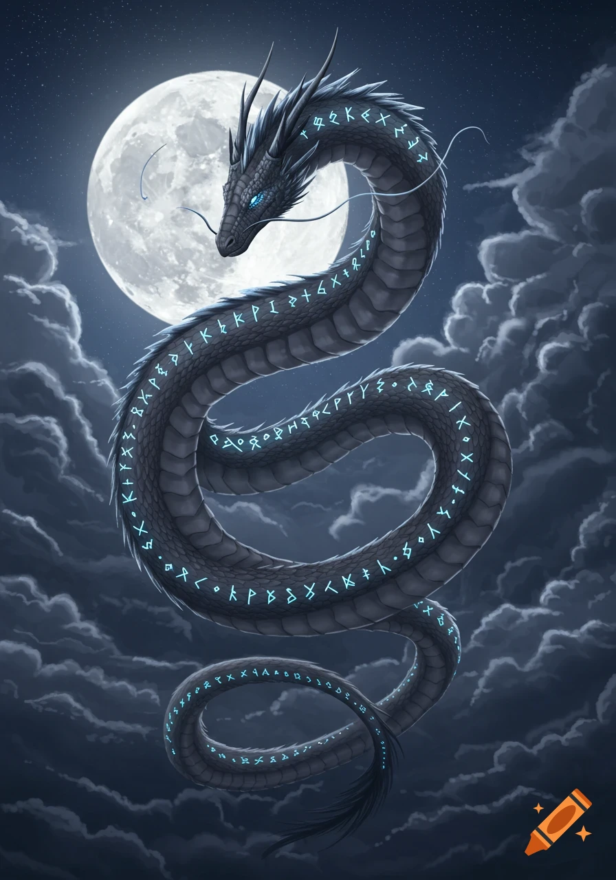 Artistic black and white composition featuring an eagle with a moon, US ...