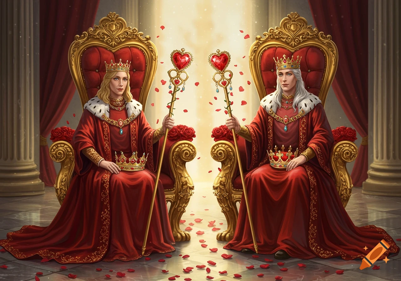 Photorealistic image of a king in a blue robe, crown, holding money ...