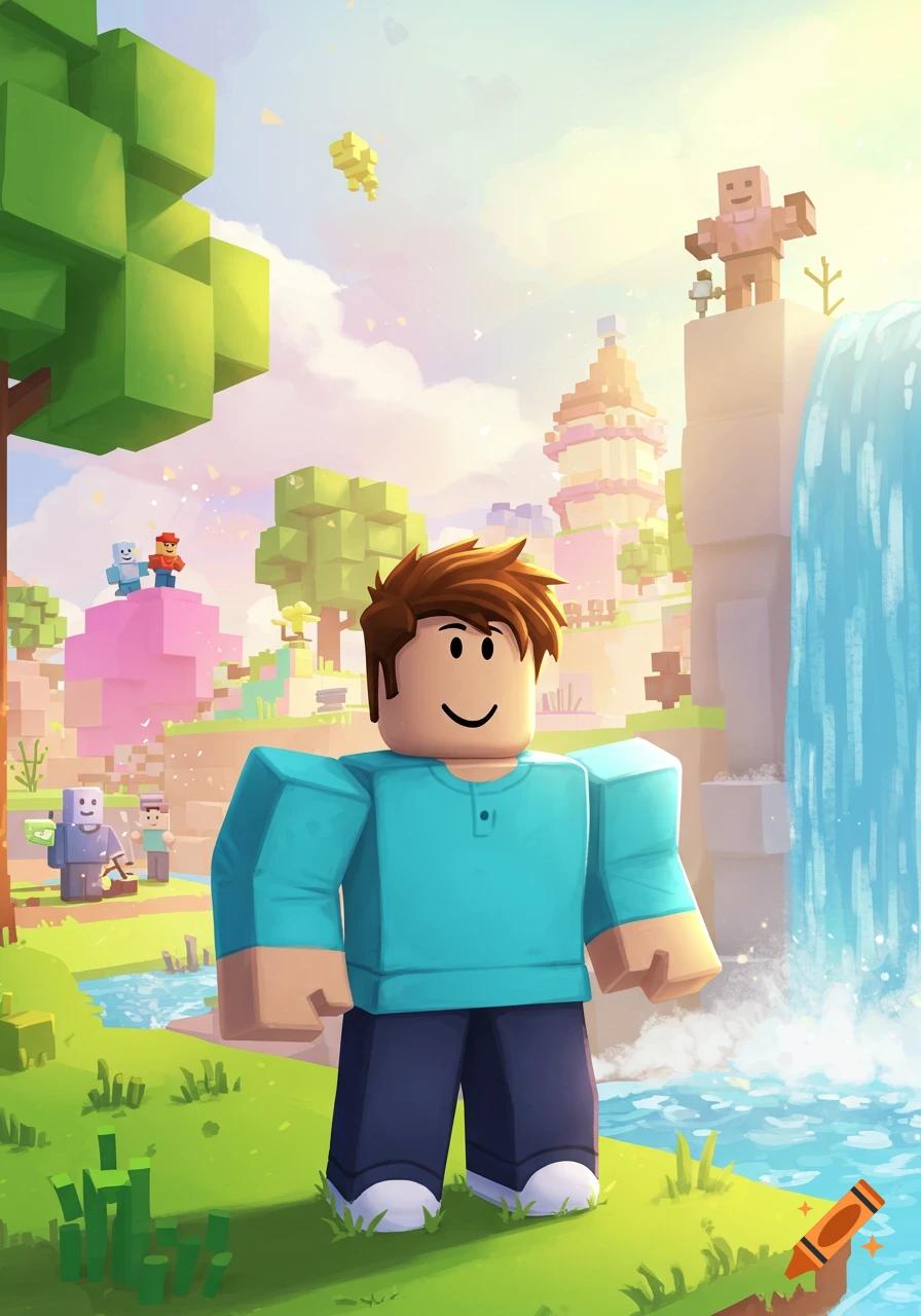 A colorful cartoon crossover illustration featuring characters from ...