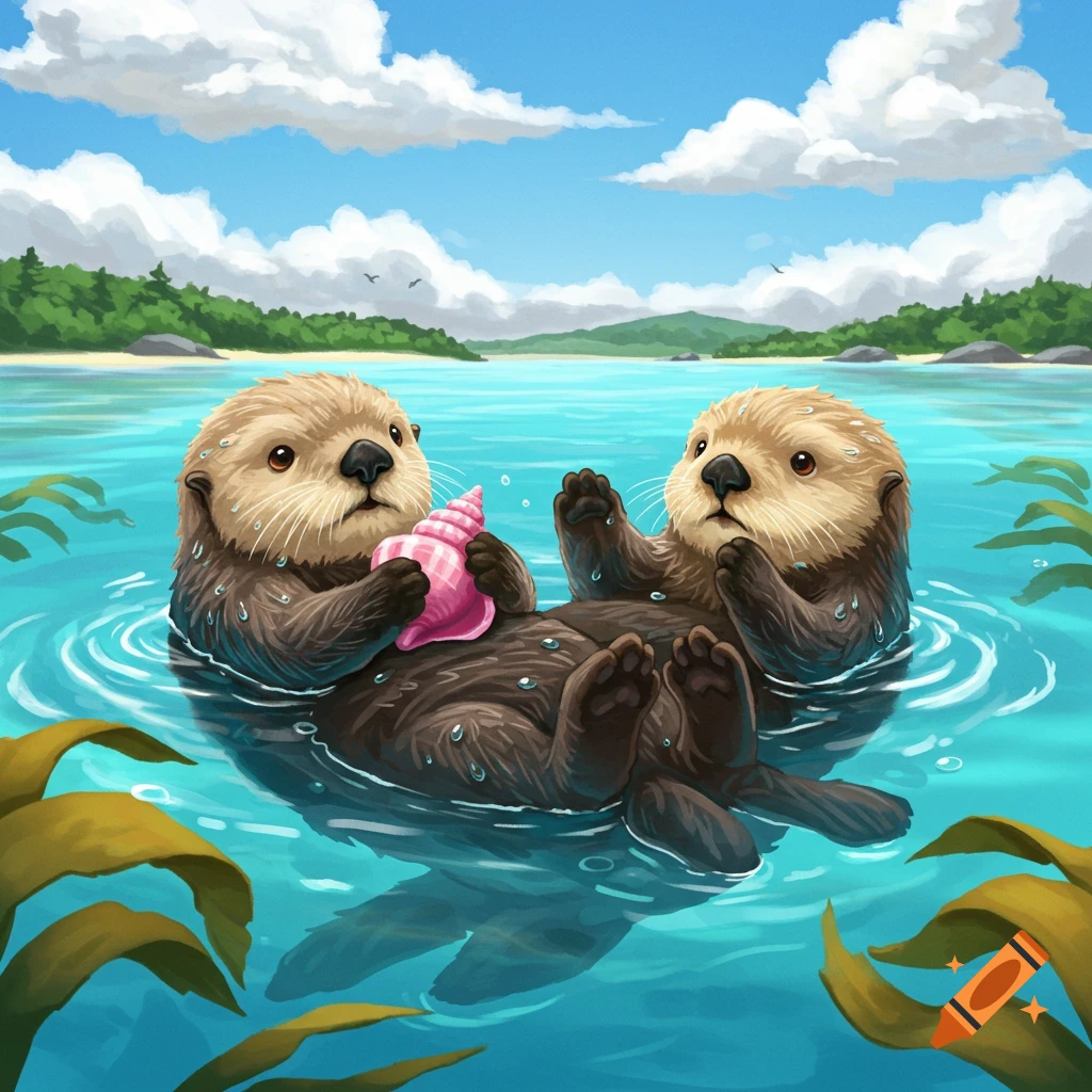 Scary+otter+drawing created on Craiyon