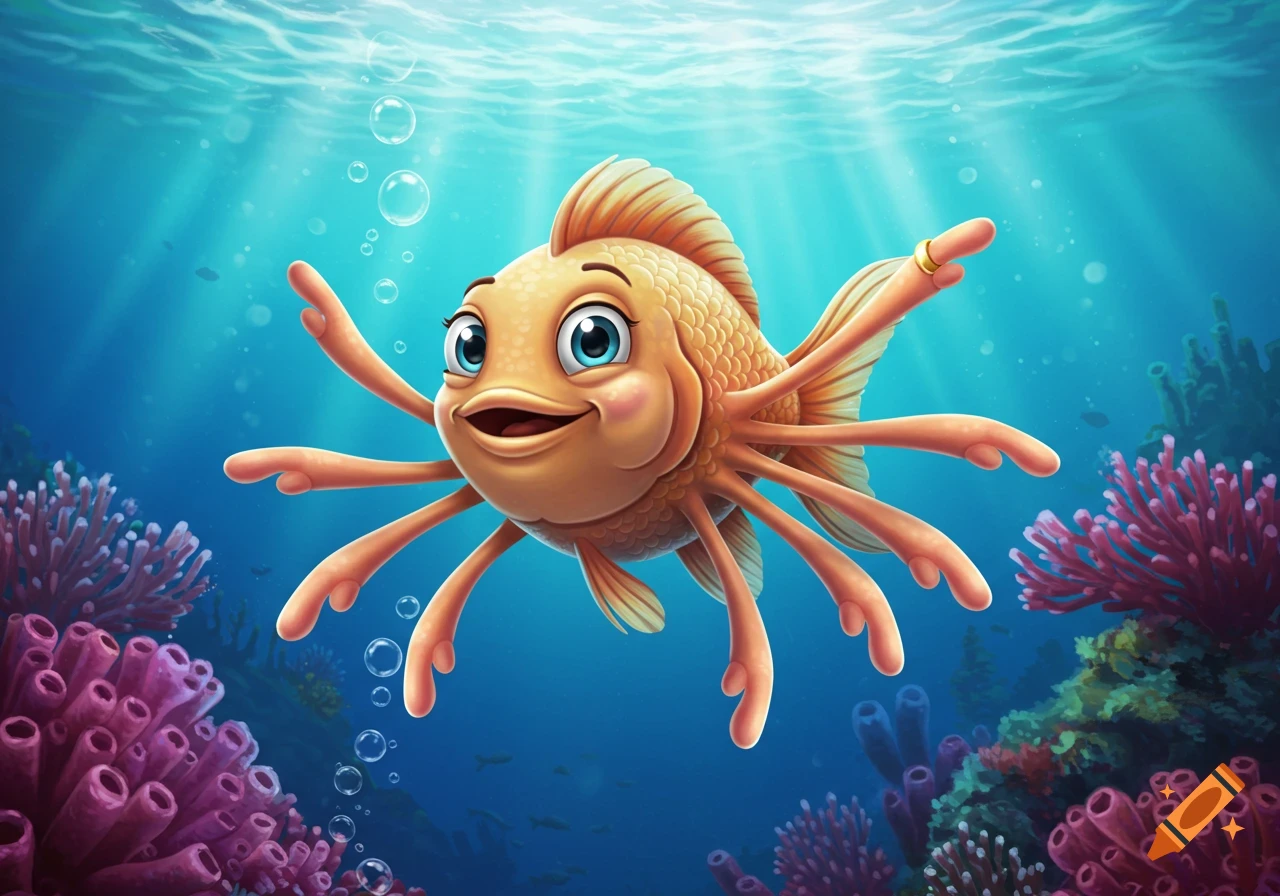 Underwater images created on Craiyon