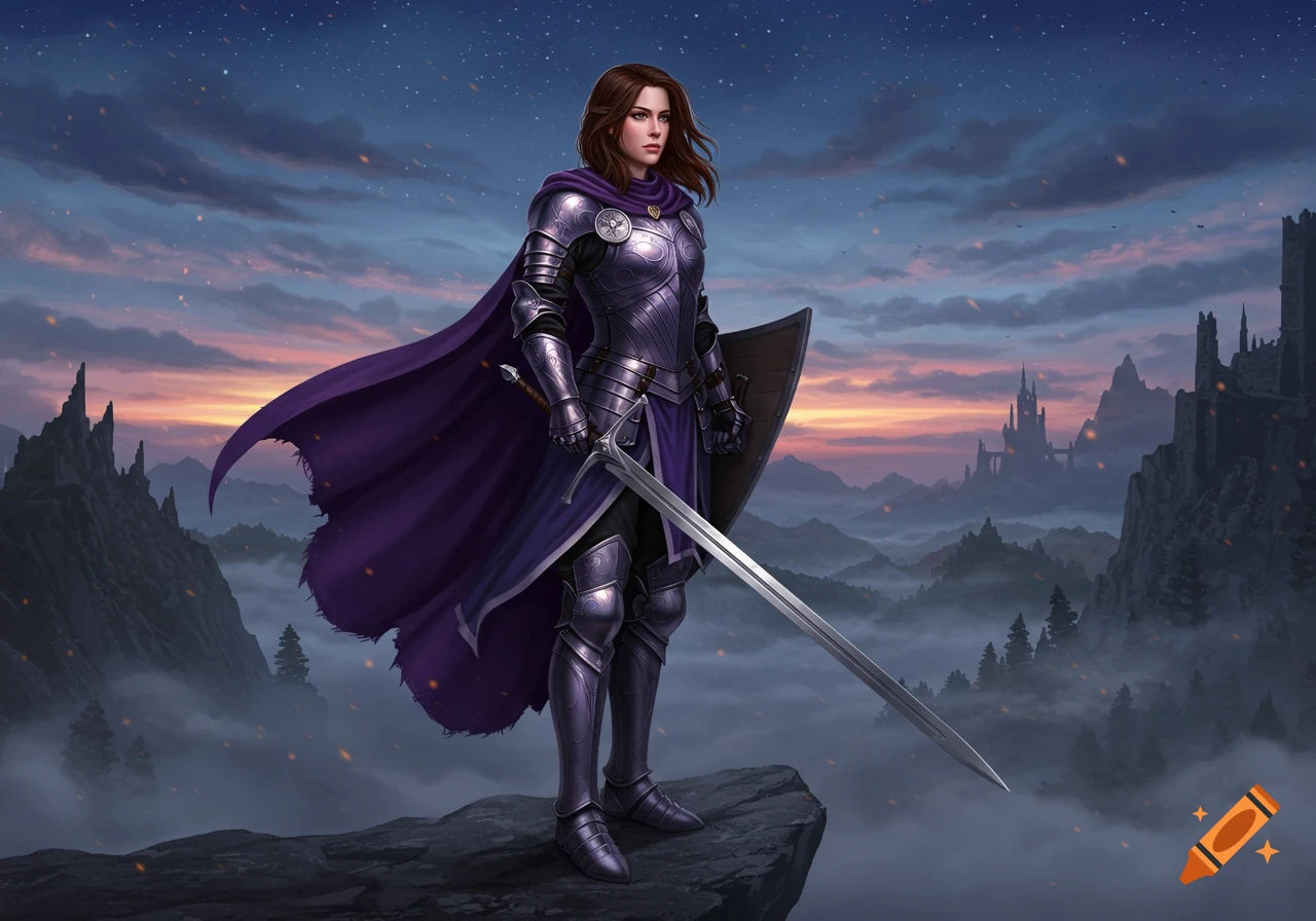 An elven female wizard in blue wraps and a black robe with runes ...